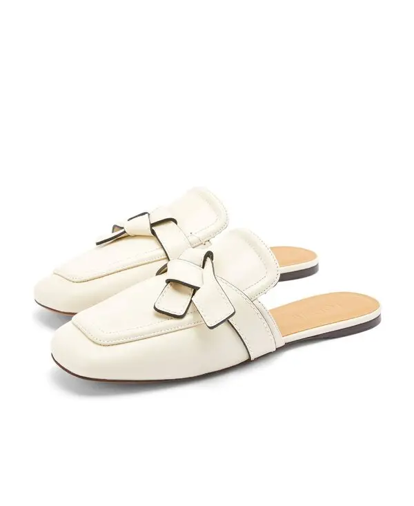 Loewe Gate Flat Mule In Calfskin