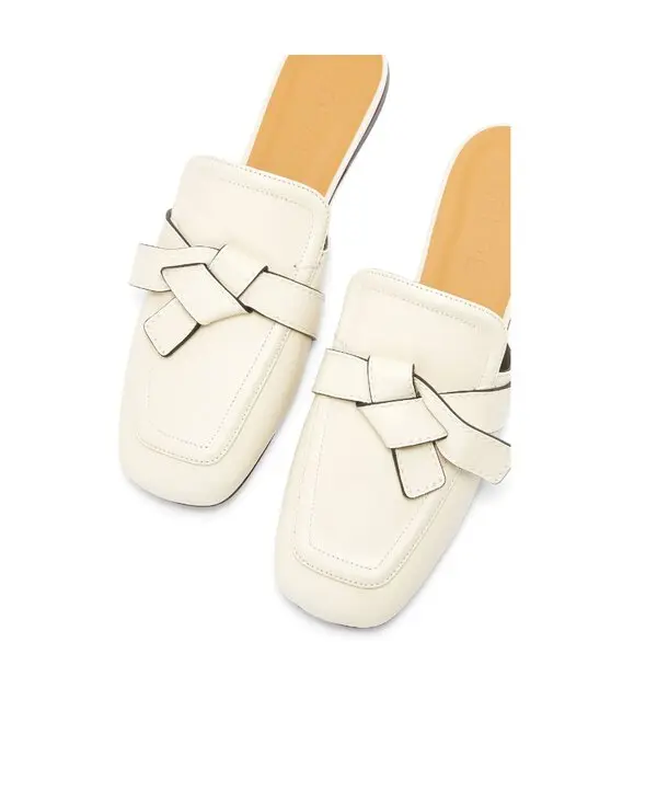 Loewe Gate Flat Mule In Calfskin