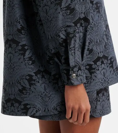 Max Mara Anemone Wool-blend Jacquard Shirt