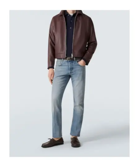 LARDINI Cotton Polo Sweater