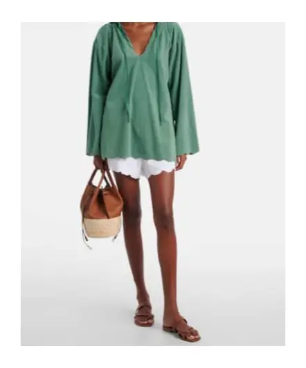 Marysia Baughman Cotton-blend Terry Top
