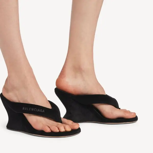 Balenciaga Gaeta Wedge Thong