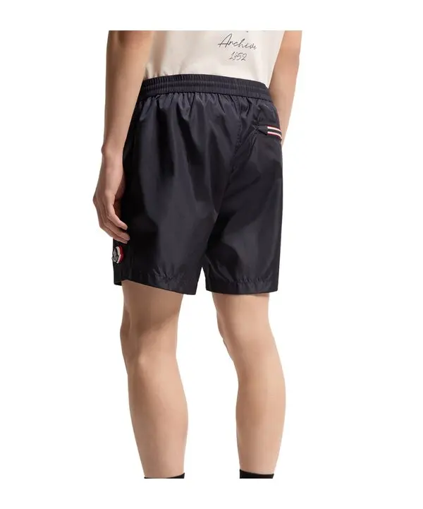 Moncler Wide-leg Swim Trunks - Midnight Blue