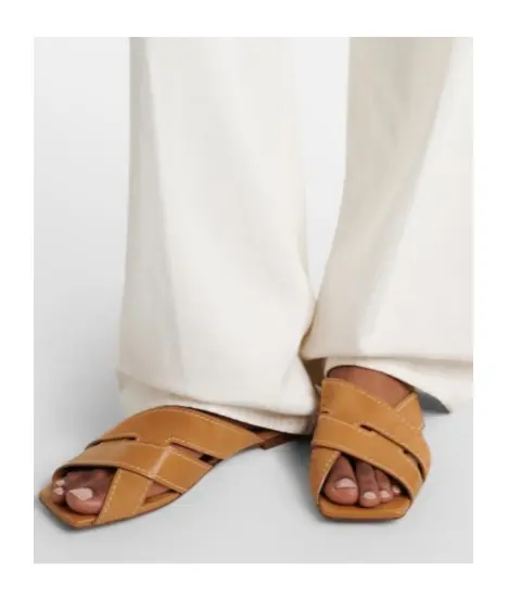 TOD'S Leather Slides