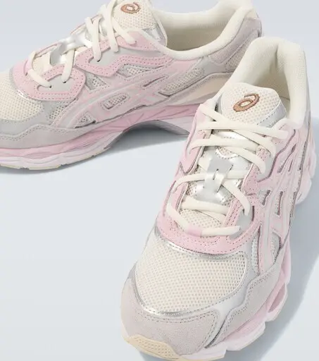 Asics Gel-nyc Suede-trimmed Sneakers