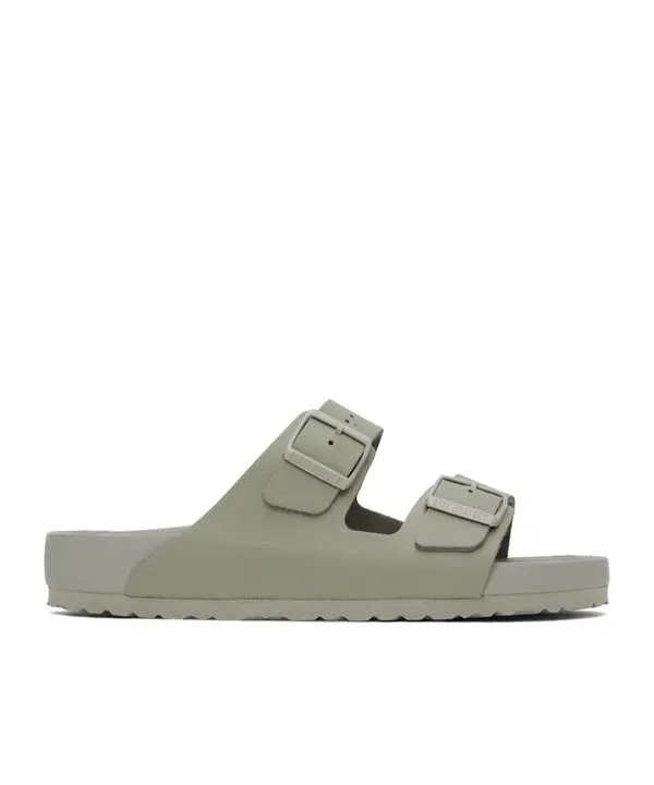 BIRKENSTOCK Arizona Double Buckle Slides - Gray