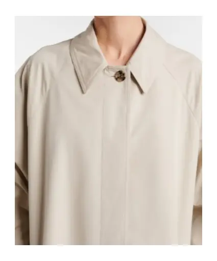 THE ROW Amaya Belted Cotton Car Coat