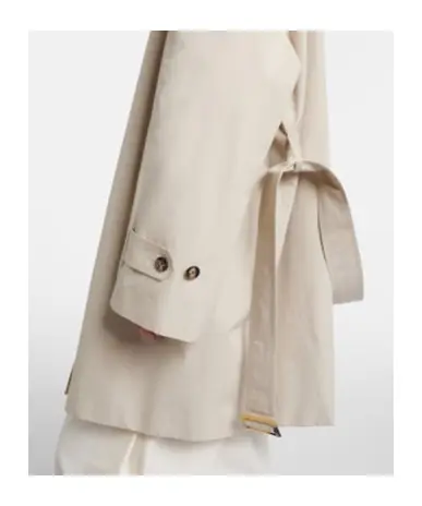 THE ROW Amaya Belted Cotton Car Coat