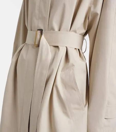 THE ROW Amaya Belted Cotton Car Coat