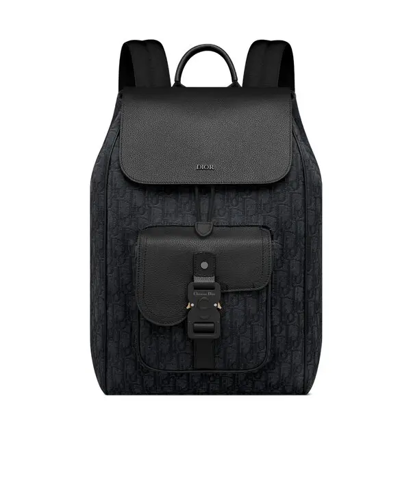 Dior Saddle Backpack - Black