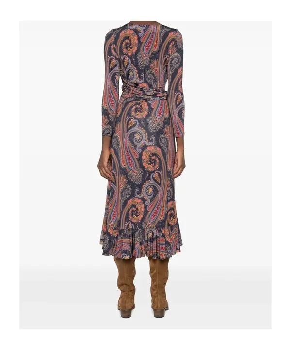 Etro Paisley-print Midi Dress