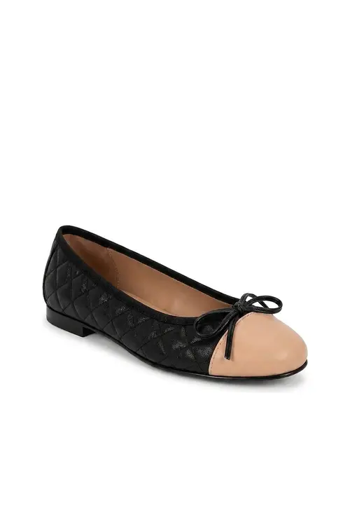MENINA STEP Margot Ballet Flat - Black