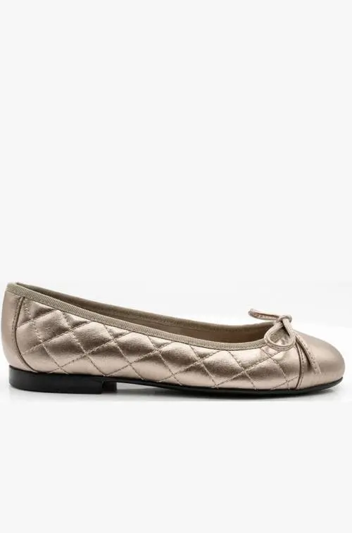 MENINA STEP Margot Ballet Flat - Gold