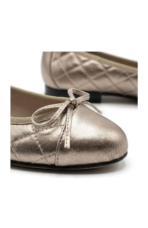MENINA STEP Margot Ballet Flat - Gold