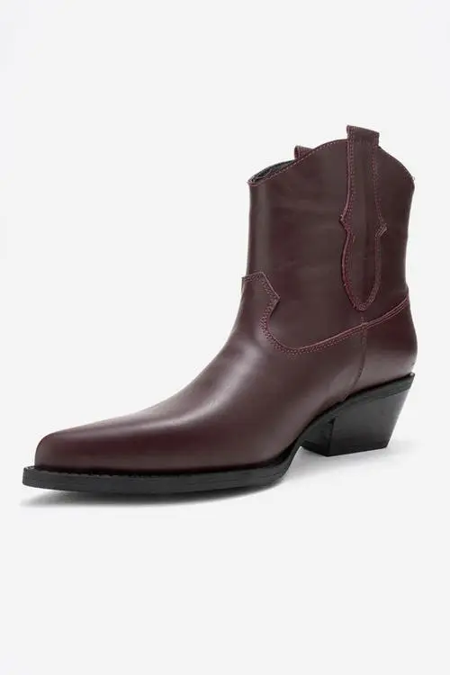 FOREVER & ALWAYS SHOES Elia Leather Western Boot