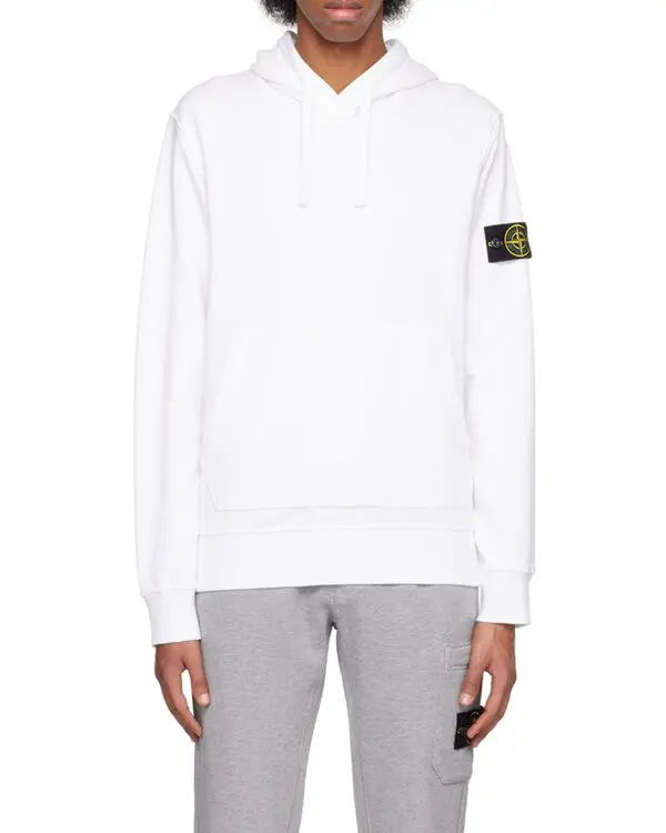 Stone Island Logo Patch Hooded Sweater