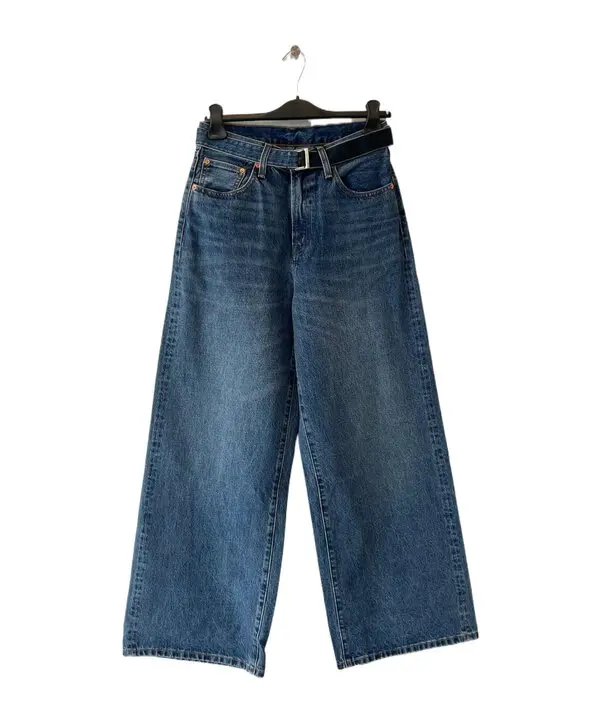 Sacai Logo Patch Wide-leg Jeans