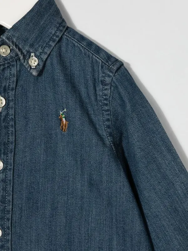 Polo Ralph Lauren Embroidered Logo Denim Shirt