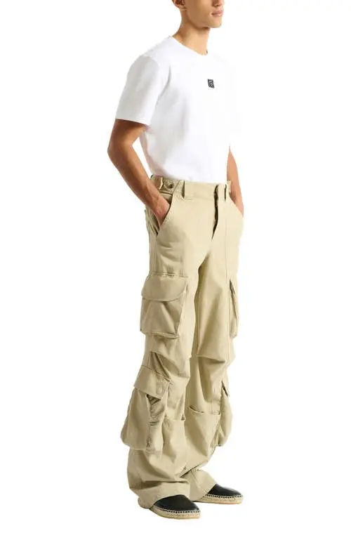 Balmain Cotton Cargo Pants - Beige