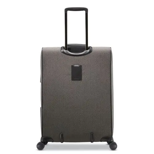 HARTMANN Herringbone Deluxe Journey Expandable Checked Spinner Luggage - Black Herringbone