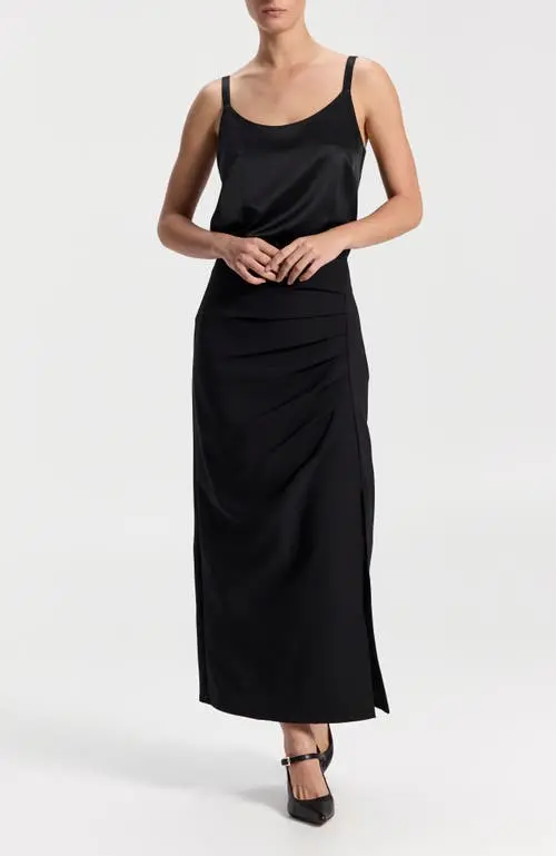 Ronen Chen Midi Skirt With A Slit
