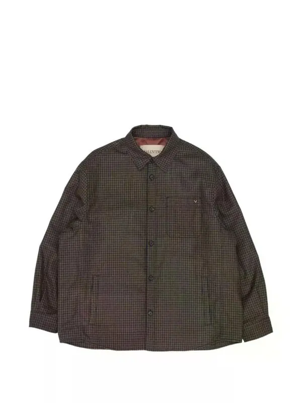 Valentino Garavani Check Virgin Wool Jacket