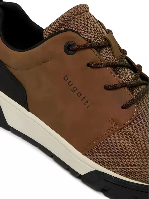 BUGATTI Lace-up Sneakers With Paneled Design