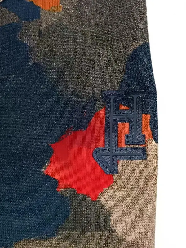 Herno Camouflage Print Zip-up Hoodie