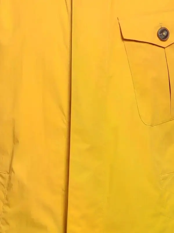 Herno Hooded Coat - Yellow