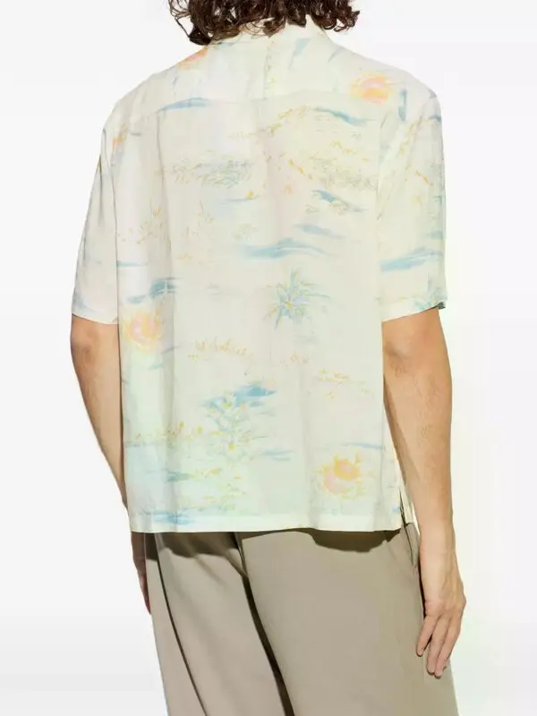 ALLSAINTS Breeezer Printed Short-sleeve Shirt