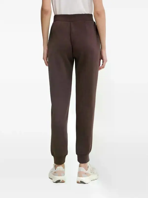 Guess Logo Plaque Cuffed Track Pants