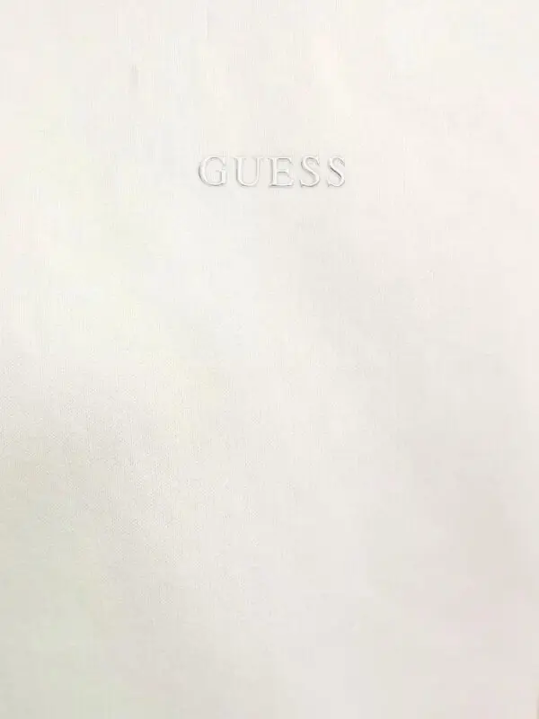 Guess Logo Plaque Drop-shoulder Sweatshirt