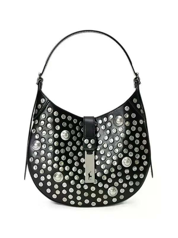 Polo Ralph Lauren Small Studded Leather Shoulder Bag