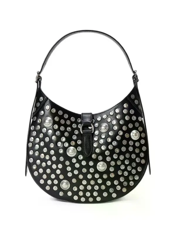 Polo Ralph Lauren Small Studded Leather Shoulder Bag