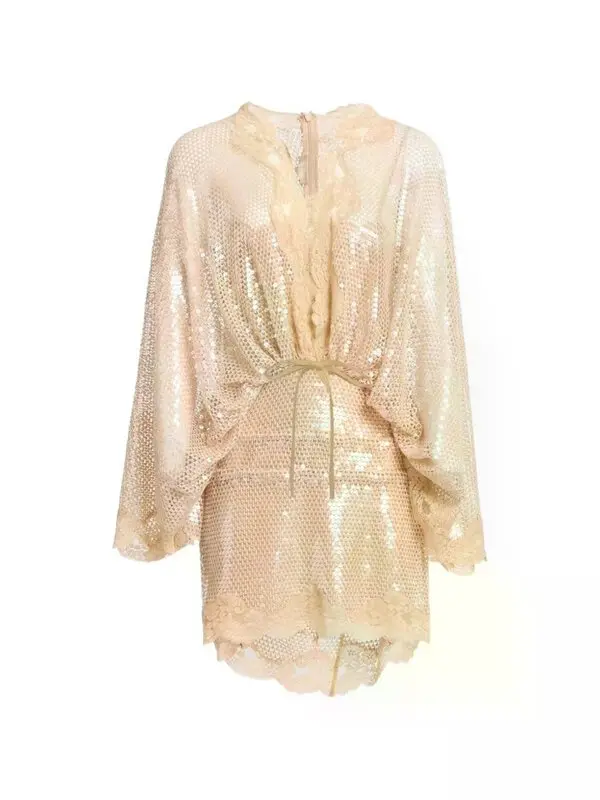 Elie Saab Sequin Embellished Mini Dress