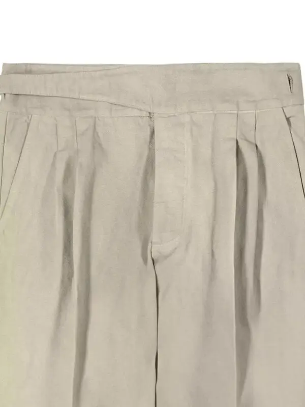 Patrizia Pepe Pleated Tailored Trousers - Neutrals