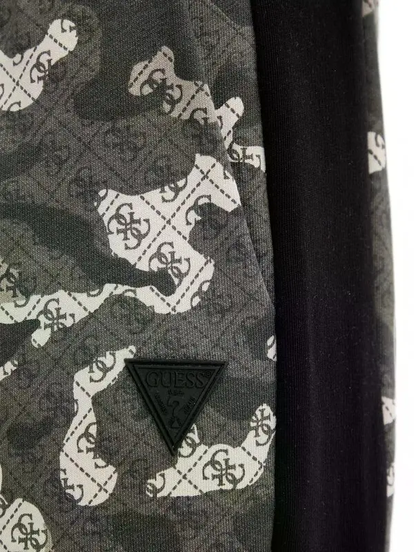 Guess Logo-print Camouflage-pattern Track Pants