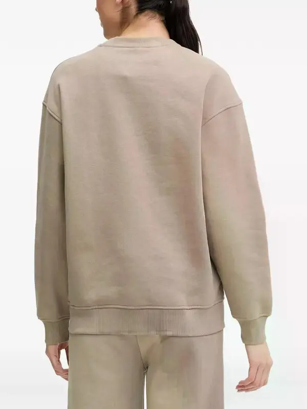 Guess Nat Logo-print Drop-shoulder Sweatshirt