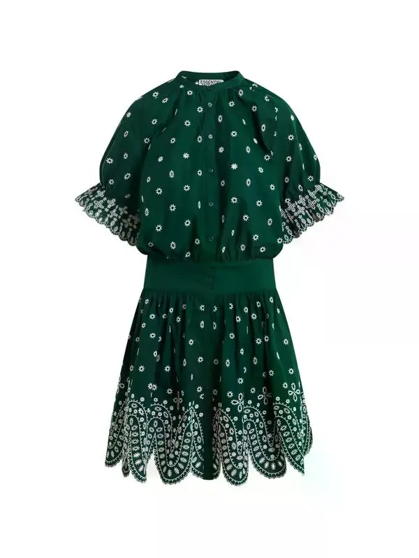 Essentiel Antwerp Embroidered Cotton Mini Dress