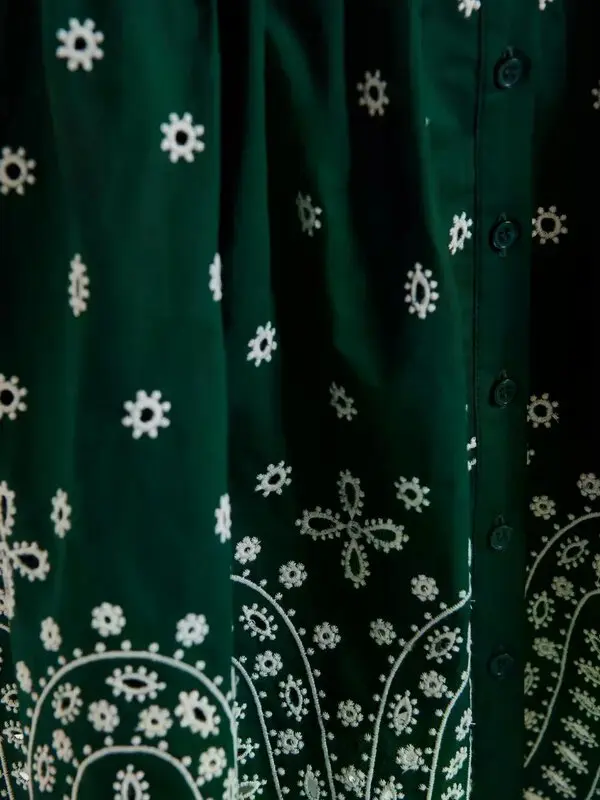 Essentiel Antwerp Embroidered Cotton Mini Dress