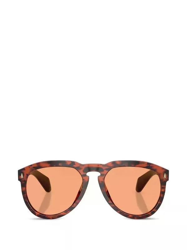 Moncler Isopleth Geometric-frame Sunglasses - Brown