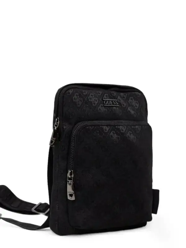 Guess Boston Monogram Zip-fastening Messenger Bag