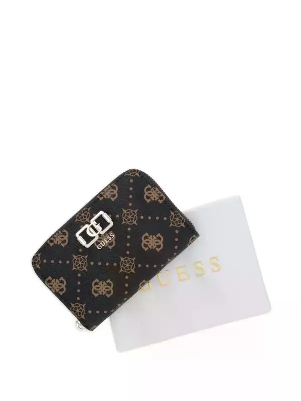 Guess Emelie Logo-print Zip-around Wallet