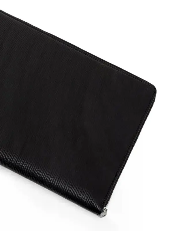 Guess Milano Logo-plaque Textured Wallet