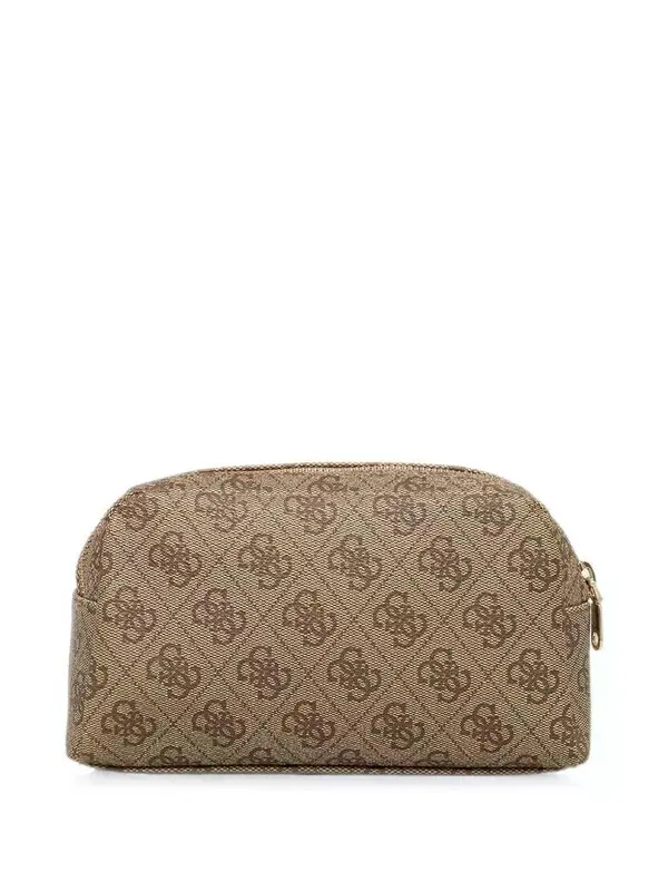 Guess 4g Monogram Zip-around Makeup Bag