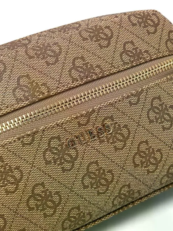 Guess 4g Monogram Zip-around Makeup Bag