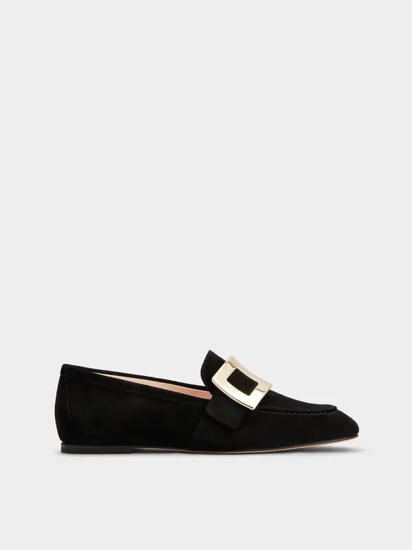 ROGER VIVIER Loafers In Suede - Black