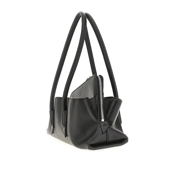 Attico La Passeggiata' Leather Bag - Black
