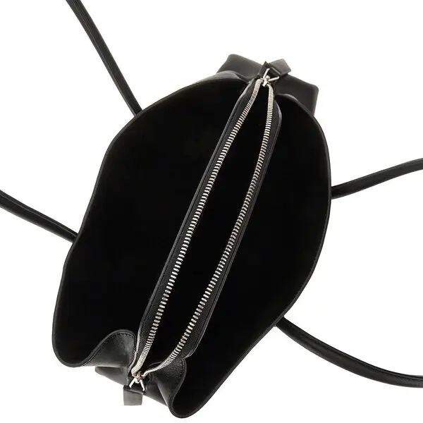 Attico La Passeggiata' Leather Bag - Black