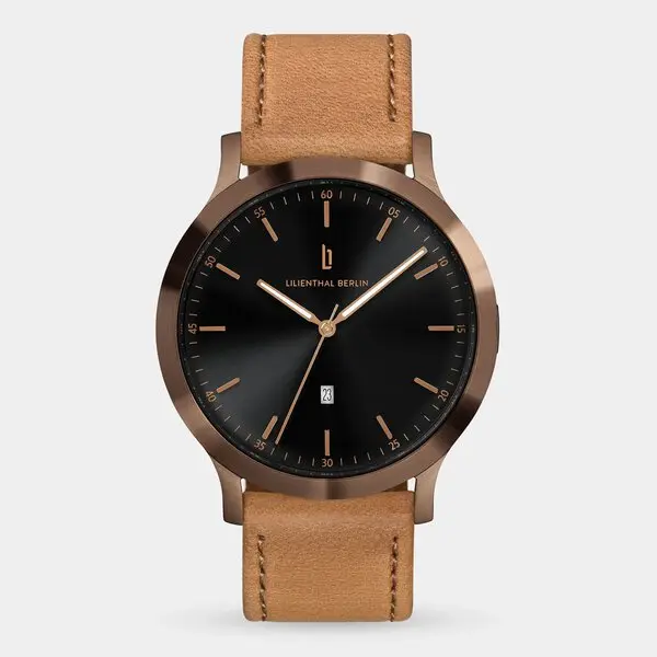 Lilienthal Berlin Huxley Bronze Leather Light Brown - Black